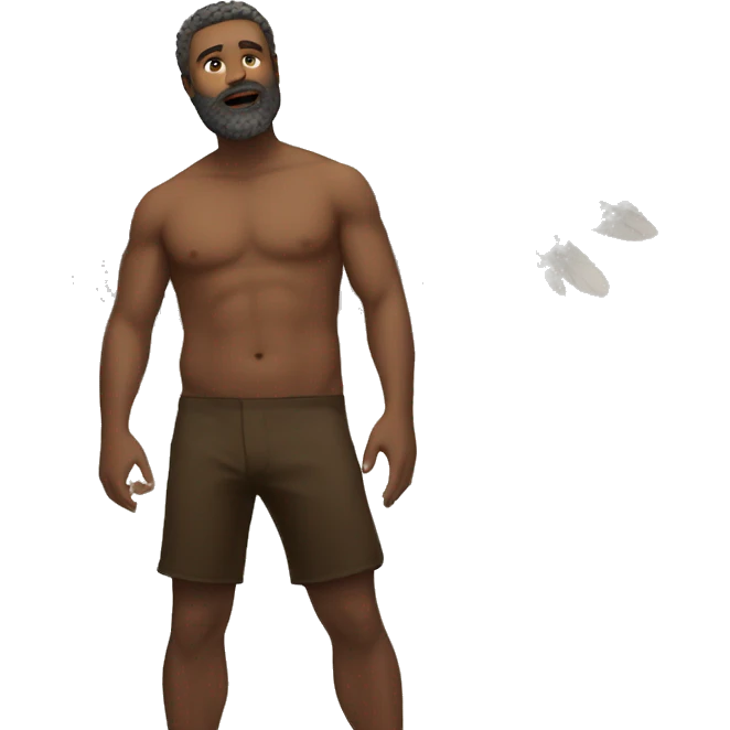 bearded angel with wings emoji | AI Emoji Generator