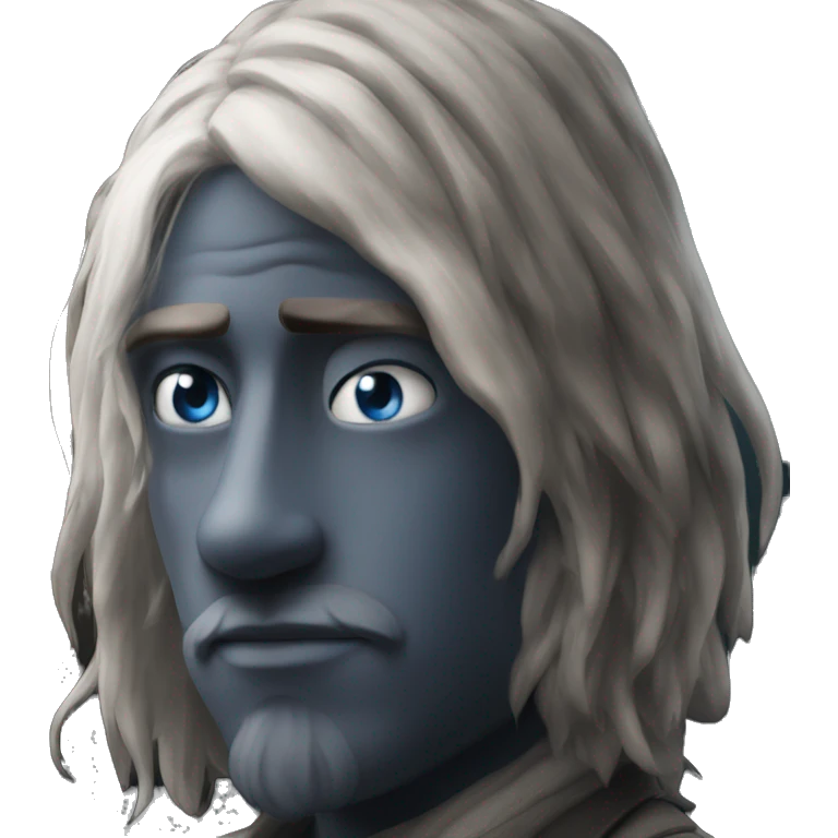 solo blue eyes male focus emoji | AI Emoji Generator