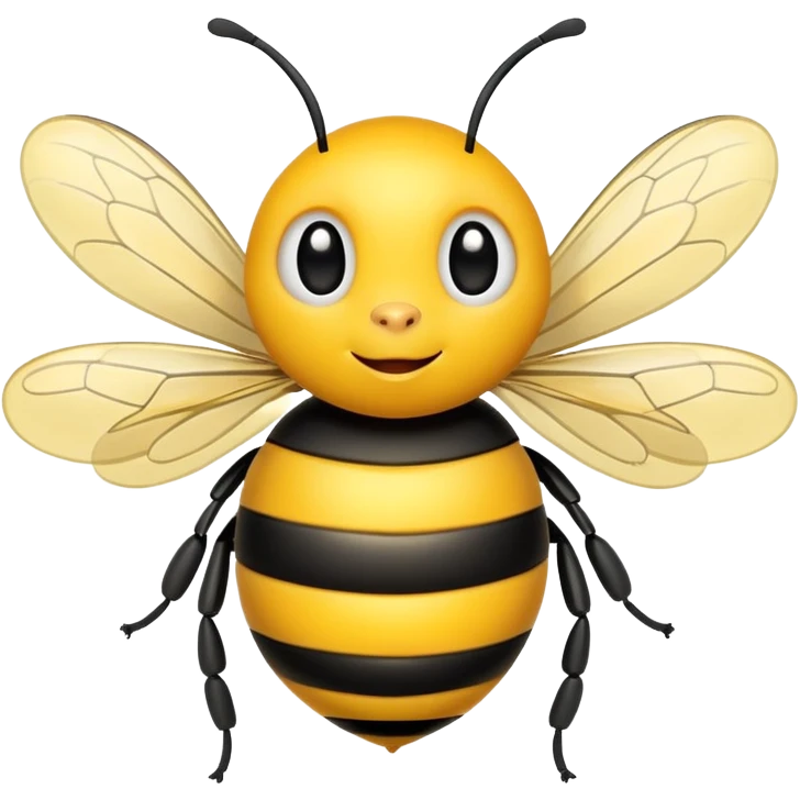 silly bee emoji | AI Emoji Generator