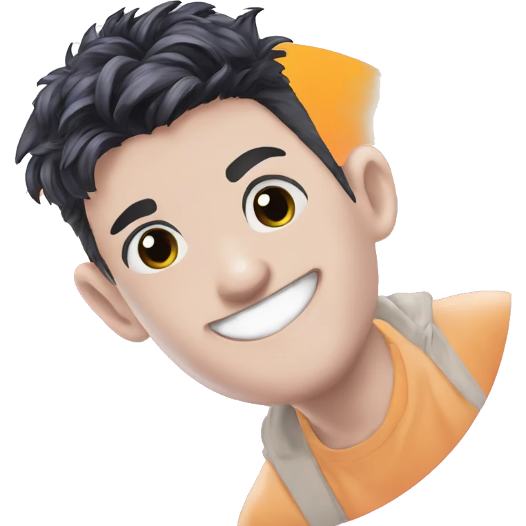 happy boy looking at viewer emoji | AI Emoji Generator
