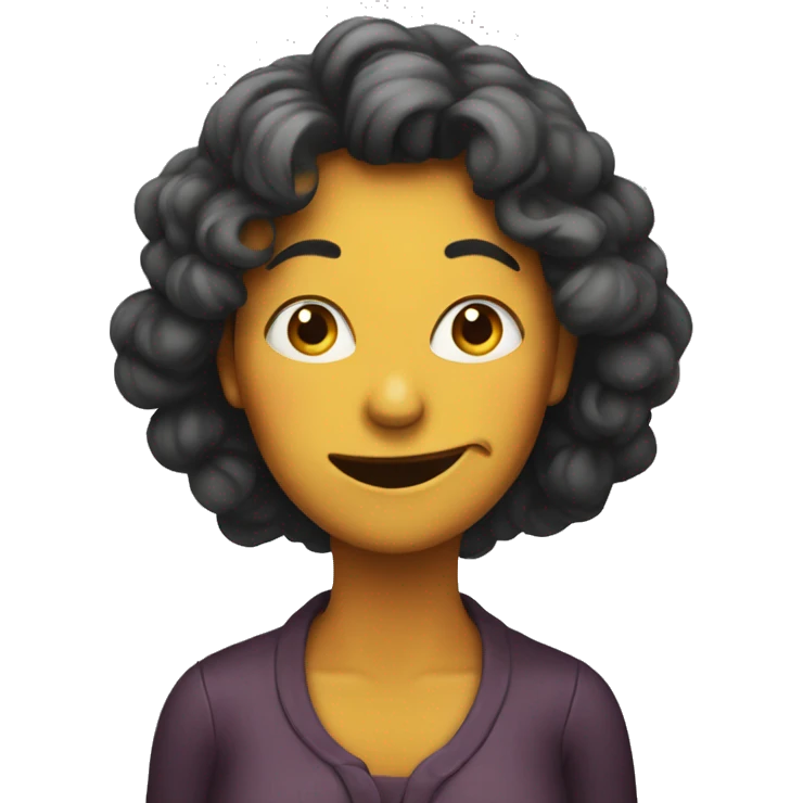 Mewing lady emoji | AI Emoji Generator