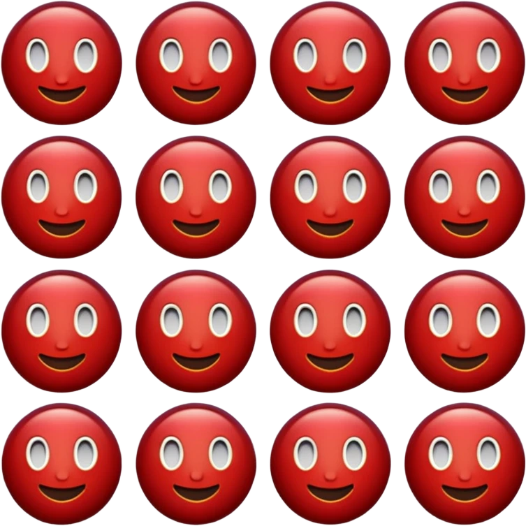 Dark red emojis emoji | AI Emoji Generator