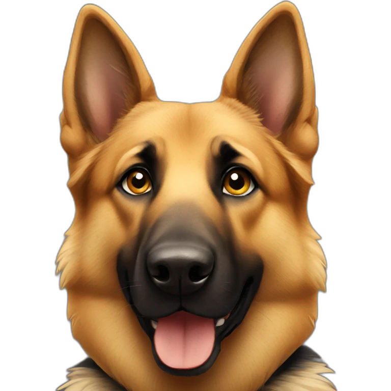 German Shepherd emoji | AI Emoji Generator
