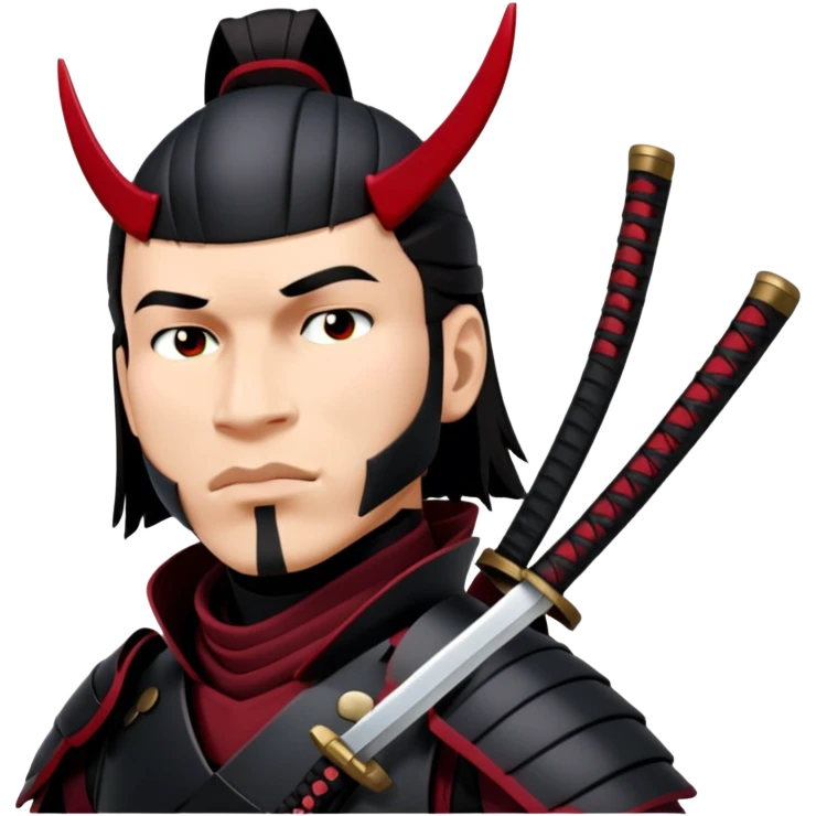 Shadow Samurai emoji | AI Emoji Generator