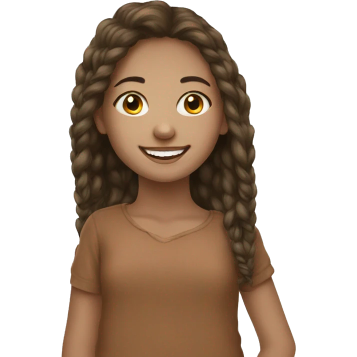 beautiful smiling girl portrait emoji | AI Emoji Generator