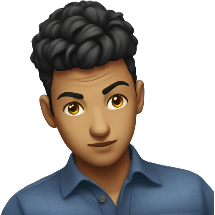 amber eyes staring into nothingness emoji | AI Emoji Generator