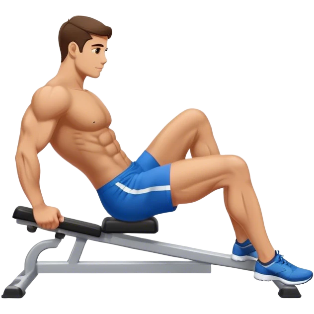 side-view seated calf-raise lower leg exercise emoji | AI Emoji Generator