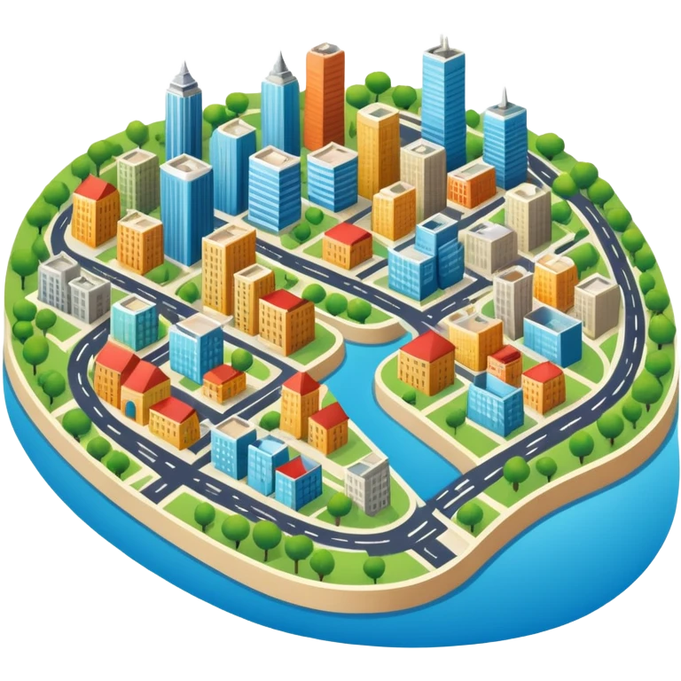 a city map emoji | AI Emoji Generator