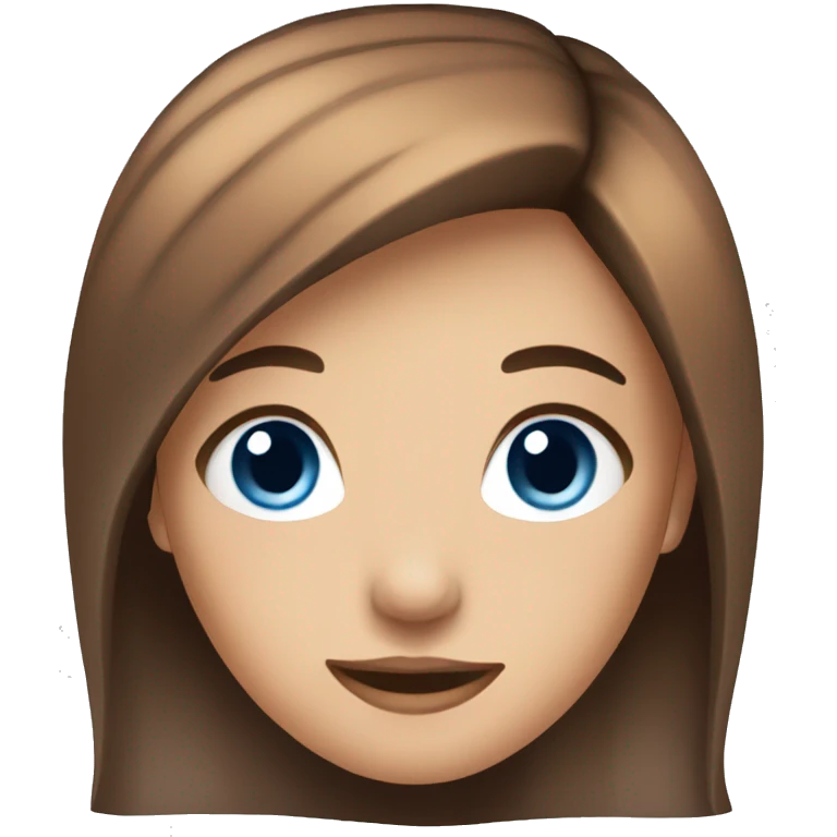 pretty girl with blue and brown hair emoji | AI Emoji Generator