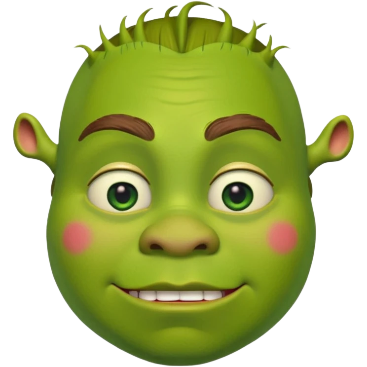 shrek getting turned on emoji | AI Emoji Generator