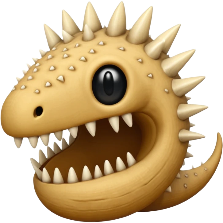 Sand worm from dune make the mouth a hole with long spiky teeth NO EYES ...