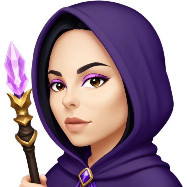 Obsidian Mage emoji | AI Emoji Generator