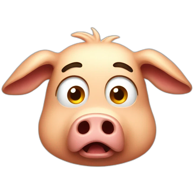 shocked pork emoji | AI Emoji Generator