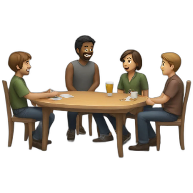 mate meeting emoji | AI Emoji Generator