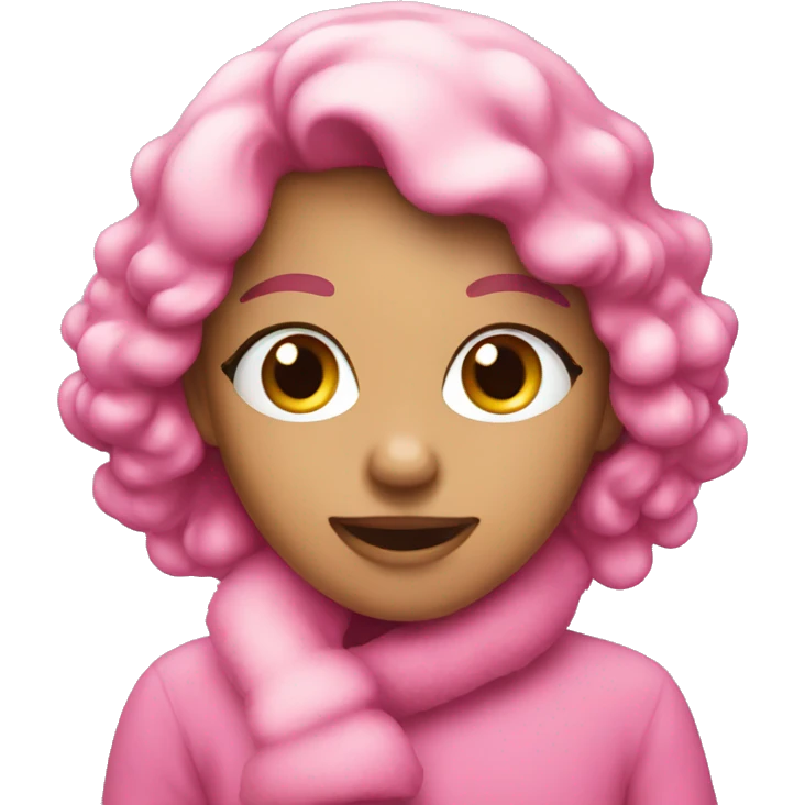 Pink Christmas emoji | AI Emoji Generator