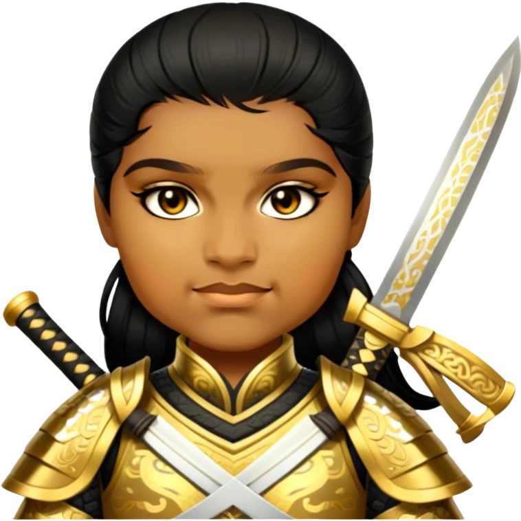 Golden Samurai emoji | AI Emoji Generator