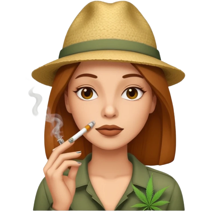 woman smoking marijuana emoji | AI Emoji Generator