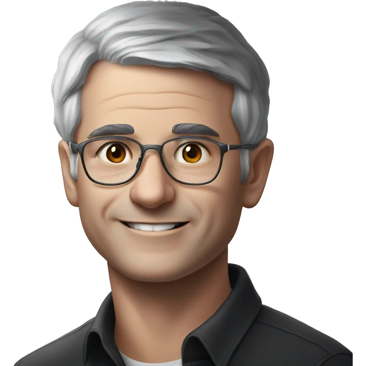 smiling old man portrait emoji | AI Emoji Generator