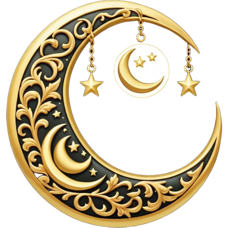 islam moon png emoji | AI Emoji Generator