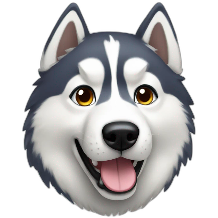 Husky emoji | AI Emoji Generator