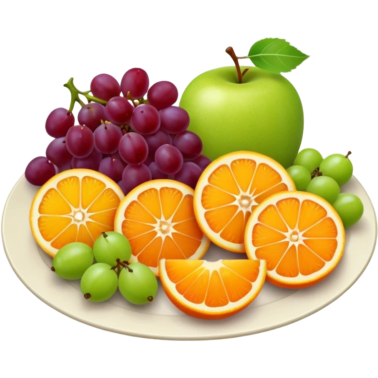 Fruit Plate emoji | AI Emoji Generator