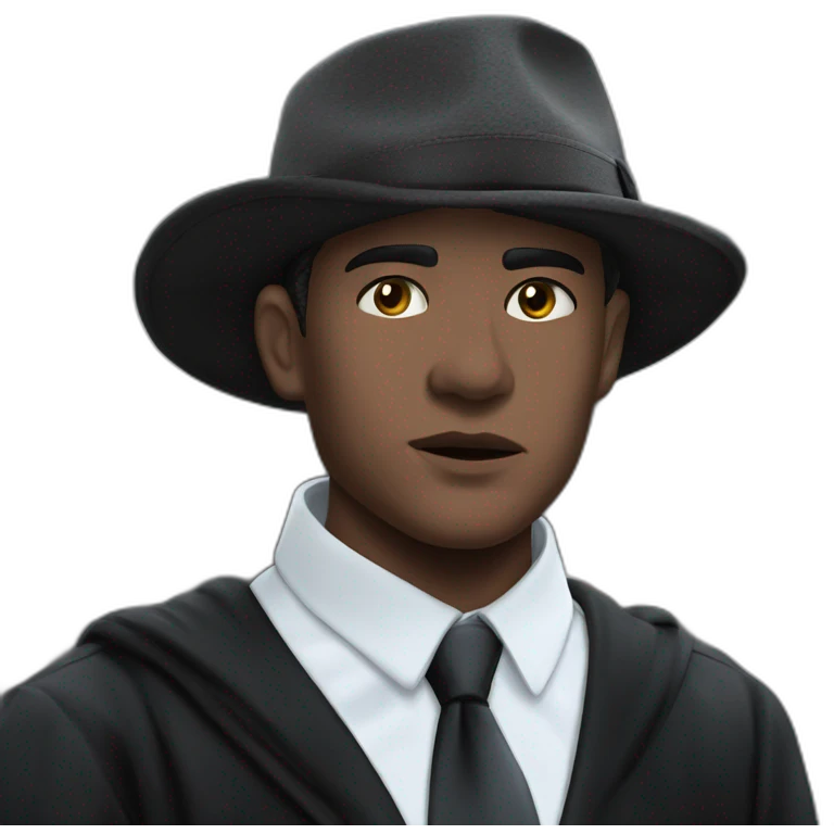 stylish boy in black jacket emoji | AI Emoji Generator