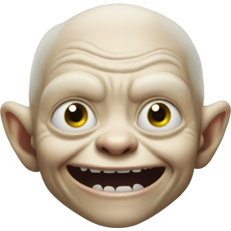 create an emoji of happy gollum emoji | AI Emoji Generator