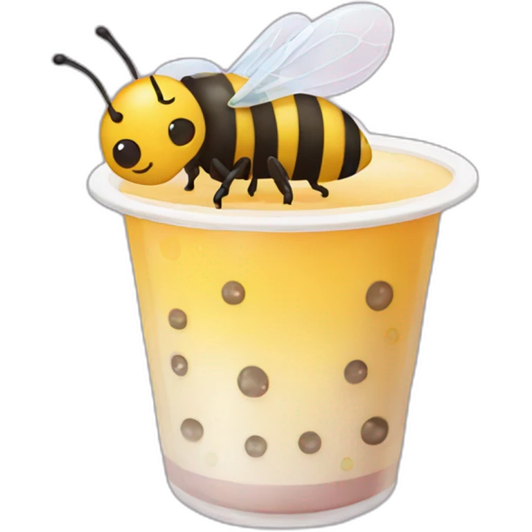 Bubble tea bee emoji | AI Emoji Generator