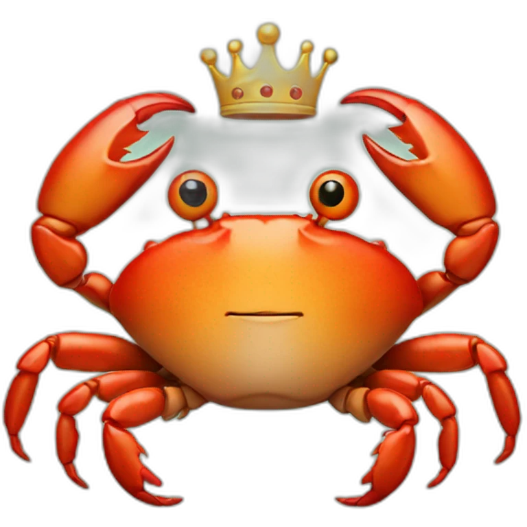 crab with crown emoji | AI Emoji Generator