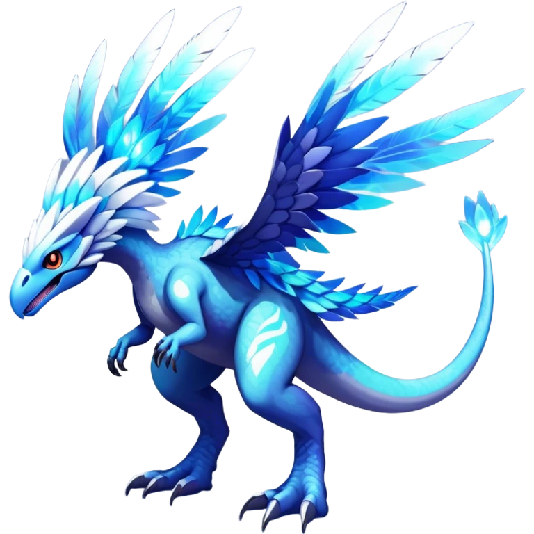 Shiny Futuristic Celestial Magical Ethereal Fakemon-HeadFeathers ...