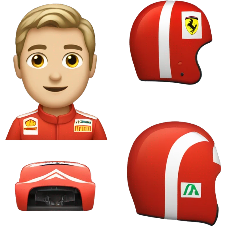 Formula 1 Ferrari emoji | AI Emoji Generator