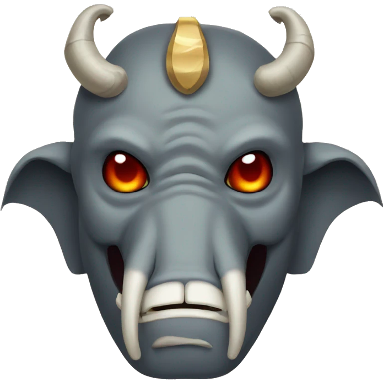 elephant oni mask emoji | AI Emoji Generator