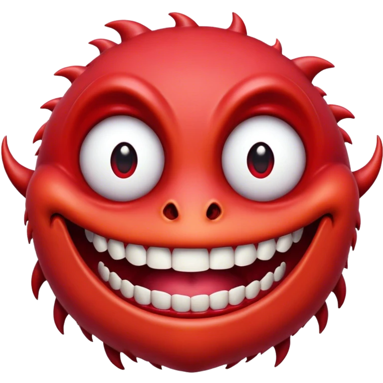 Creature comes out of the eye of a another creature who has red skin ...