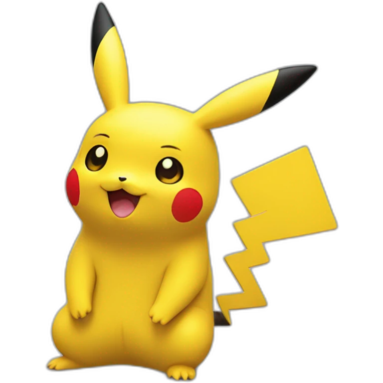 Pikachu in a figma ste emoji | AI Emoji Generator