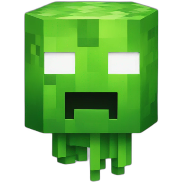 Minecraft creeper emoji | AI Emoji Generator
