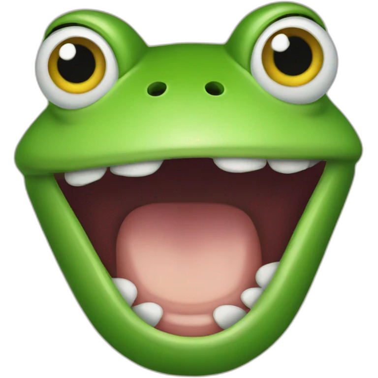 silly frog emoji | AI Emoji Generator
