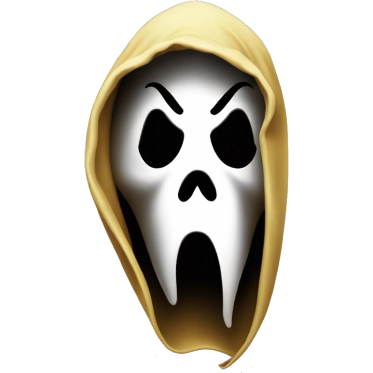ghostface from scream hiding emoji | AI Emoji Generator