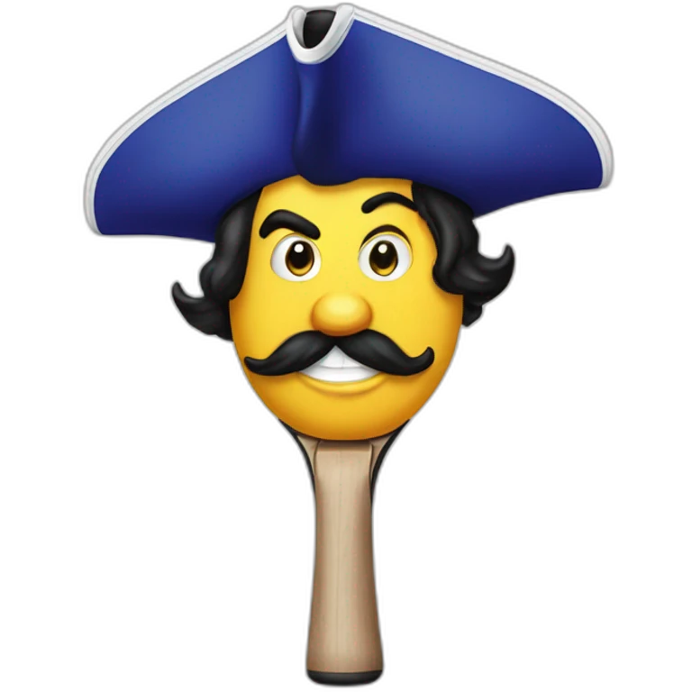 Captain hook ping pong paddle emoji | AI Emoji Generator