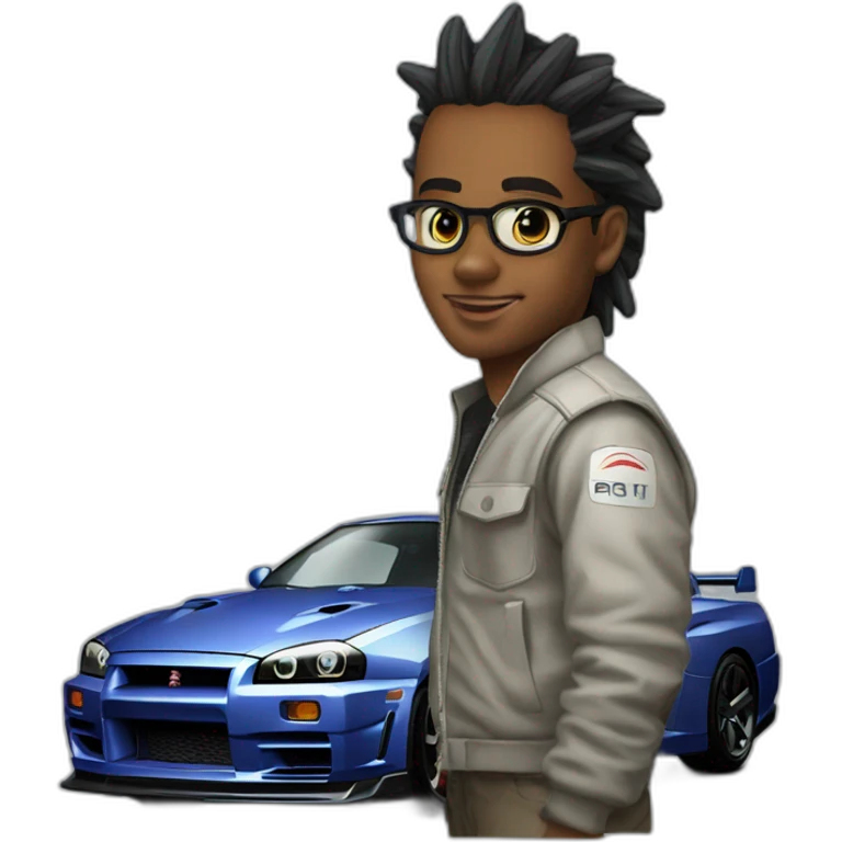 Nissan gtr r34 emoji | AI Emoji Generator