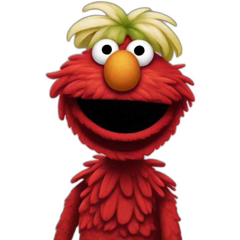ELMO sesame street emoji | AI Emoji Generator