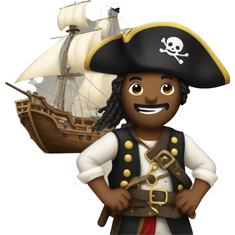 pirate with a ship emoji | AI Emoji Generator