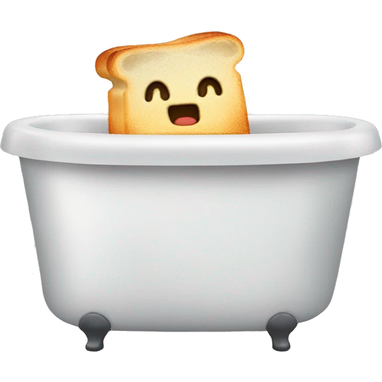 Toaster in a bathtub emoji | AI Emoji Generator