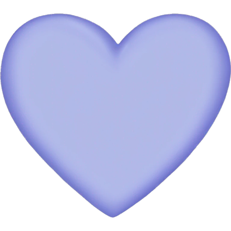 Plain Periwinkle heart emoji emoji | AI Emoji Generator