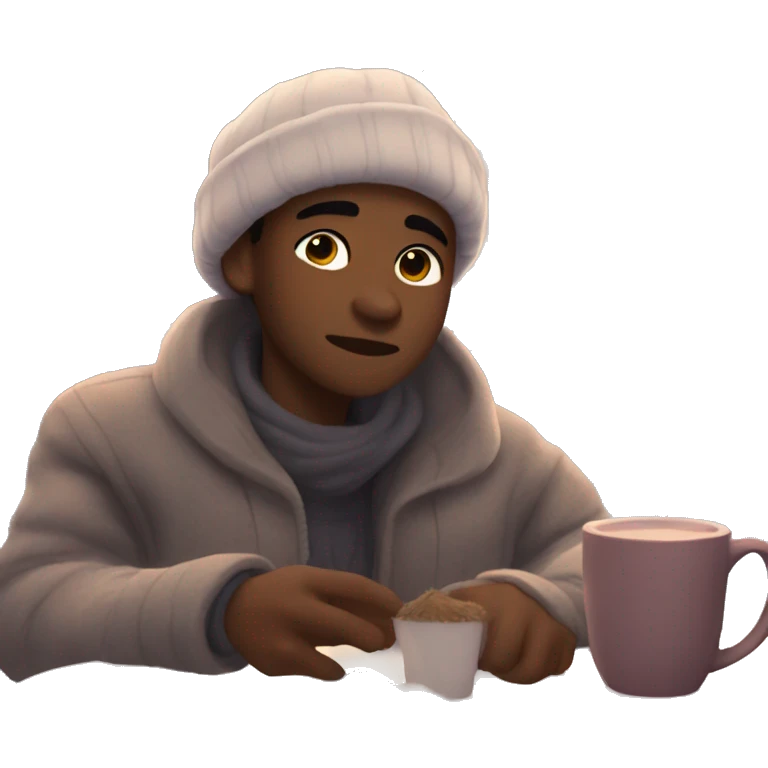 Aesthetic winter cozy emoji | AI Emoji Generator