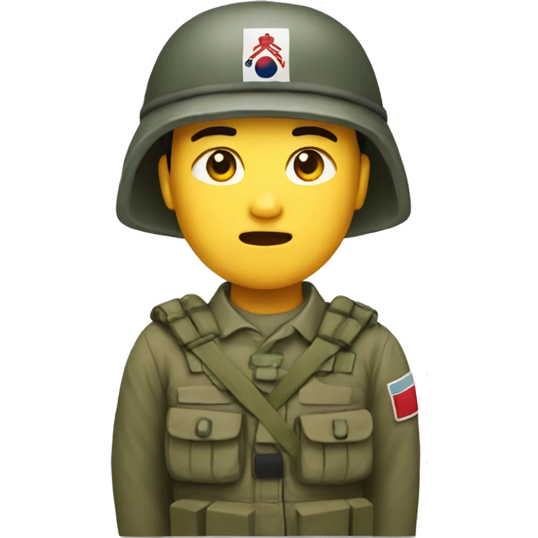 A Korean solider emoji | AI Emoji Generator