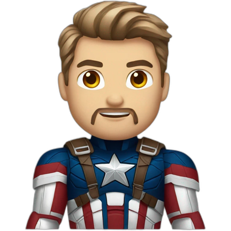 Captain america emoji | AI Emoji Generator