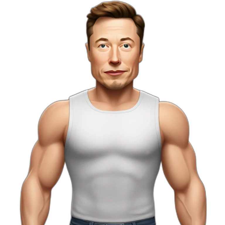muscle elon musk emoji | AI Emoji Generator