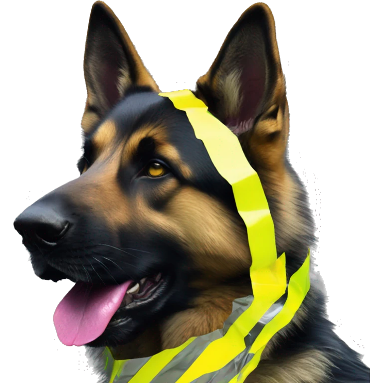 .Zombie_ Vaporwave black holographic oilslick zombie German shepherd ...