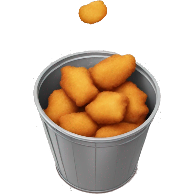 Chicken nuggets in a bucket emoji | AI Emoji Generator