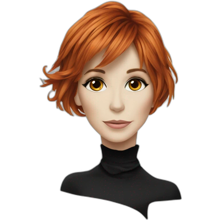 Mylène farmer avant que l’ombre emoji | AI Emoji Generator